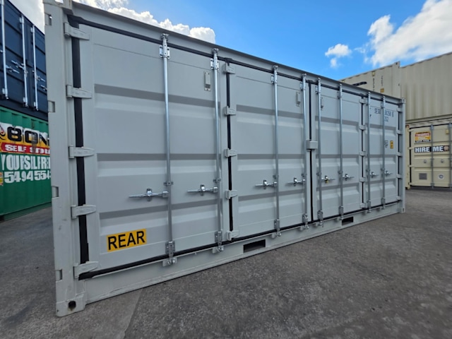 20ft Light Grey Side Opening Single Use Shipping Container - SESU26825 ...