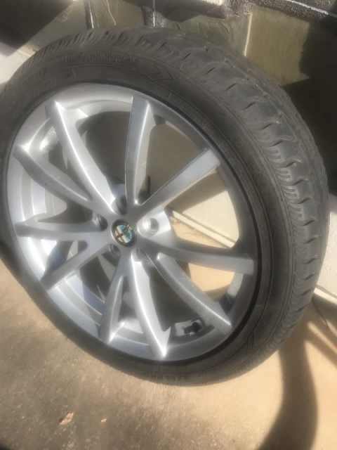 alfa romeo mags and tyres 17 inch with low profile tyres good con ...