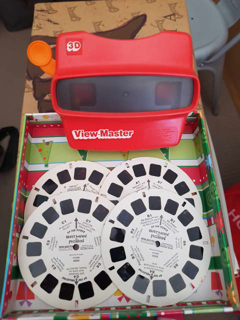 Vintage View-Master 3D Red Reel Viewer for Round Flat Reels Toy | Other ...