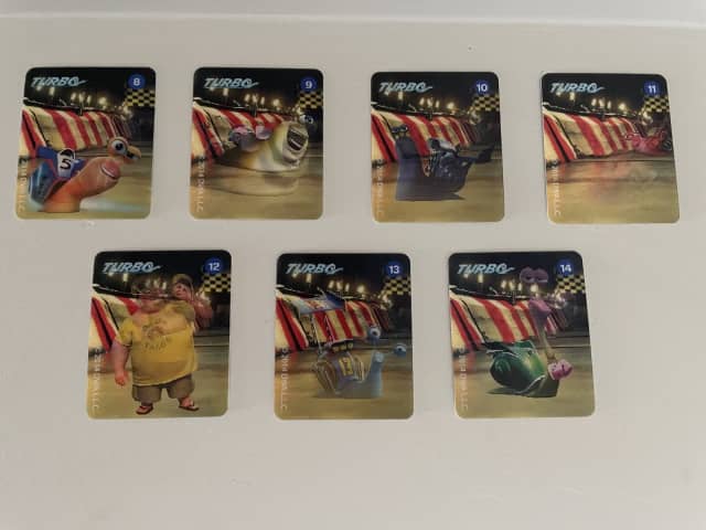 Woolworths DreamWorks Heroes Collectors Cards - Turbo 8-14 ...