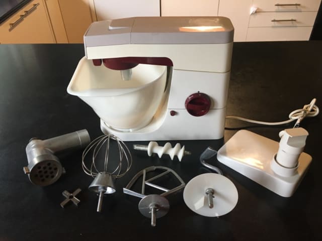 Kenwood Chef Excel model A902 vintage mixer with many attachments ...