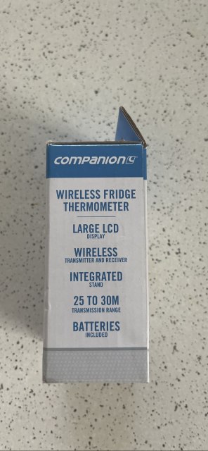 Companion wireless fridge thermometer | Caravan & Campervan Accessories ...