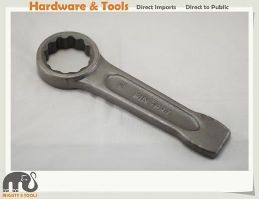 Slugging Ring Spanner Hammering Impact Striking (16-130mm) - Hand Tools ...