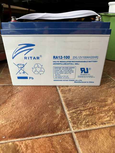 Ritar DG 12V Deep Cycle RA12-100 Battery (DG 12V100AH/20 Hour) | Other ...