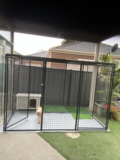 Council Approved 1.8M High with Roof Pet Dog Cat Enclosure Heavyduty ...