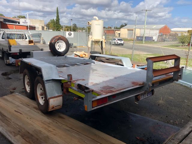 flat top plant dual axel trailer with rego | Trailers | Gumtree ...