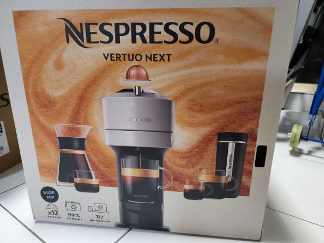 Nespresso Vertuo Next Matte Black BRAND NEW still in box and package ...