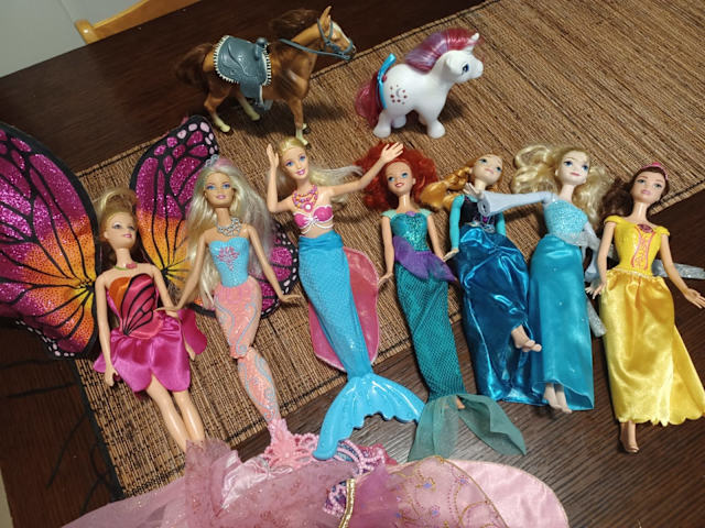 Barbie dolls - Disney princesses, mermaids and winged doll - Toys ...