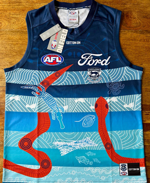 Geelong Cats Indigenous 2025 jumper guernsey BNWT - Other Men's ...