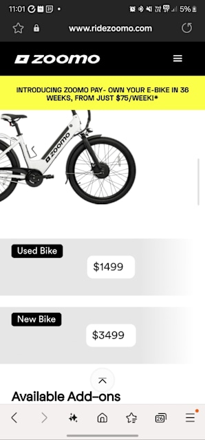 Zoomo Sport E-Bike – Barely Used, Great Condition ($950 Pickup) - Other ...