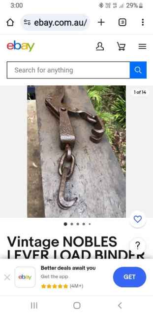 Beaver leaver load binder. - Hand Tools in Henley Beach SA | Gumtree ...
