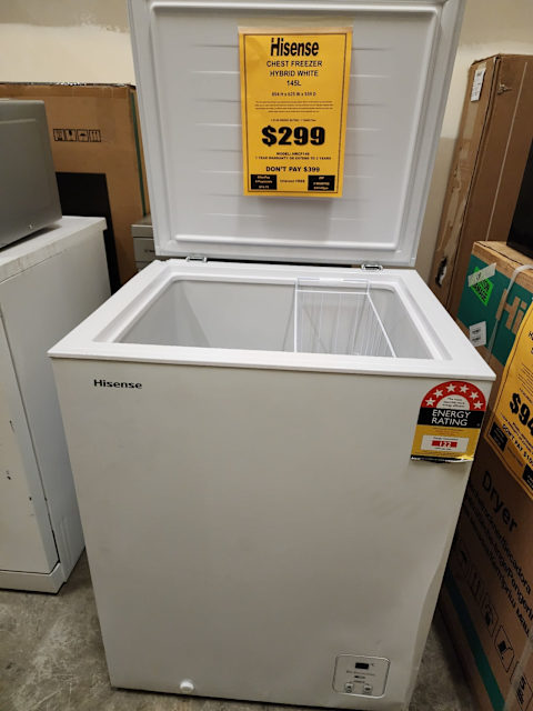 HISENSE Freezer Chest 145L Hybrid HRCF146 - Fridges & Freezers in Strathpine QLD | Gumtree Australia