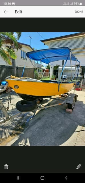 MAKE AN OFFER! 1996 Savage Gull boat and Redco trailer | Tinnies ...