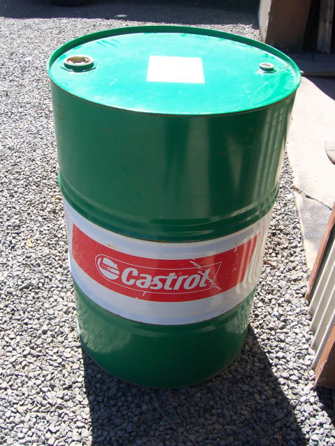 Castrol Oil Drum Empty 44 Gallon 205 Ltr | Oil, Coolant & Liquids ...
