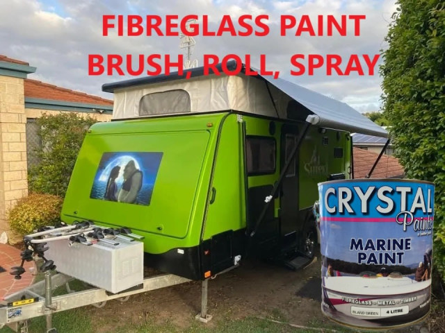 CARAVAN PAINT 4 LITRE BRUSH, ROLL, SPRAY EASY TO USE | Caravan ...