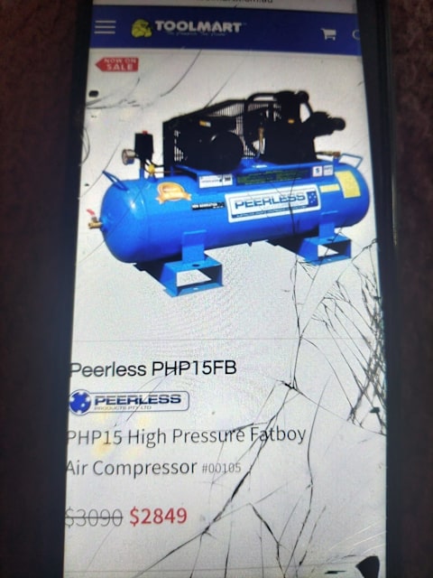 PEERLESS AIR COMPRESSOR. 3 CYL. 240 VOLT 15 AMP. - Other Tools & DIY in ...