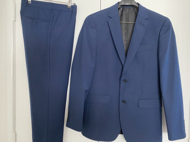 Teen / Mens Navy Suit - Pant 82R, Jacket 97R, Slim Fit - Jackets ...