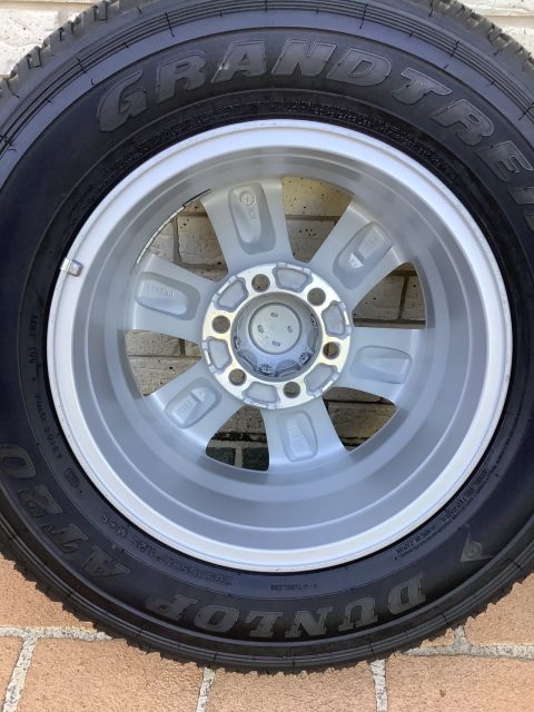 2 x Toyota Prado 150 alloy rims both brand new with new tyres fitted ...