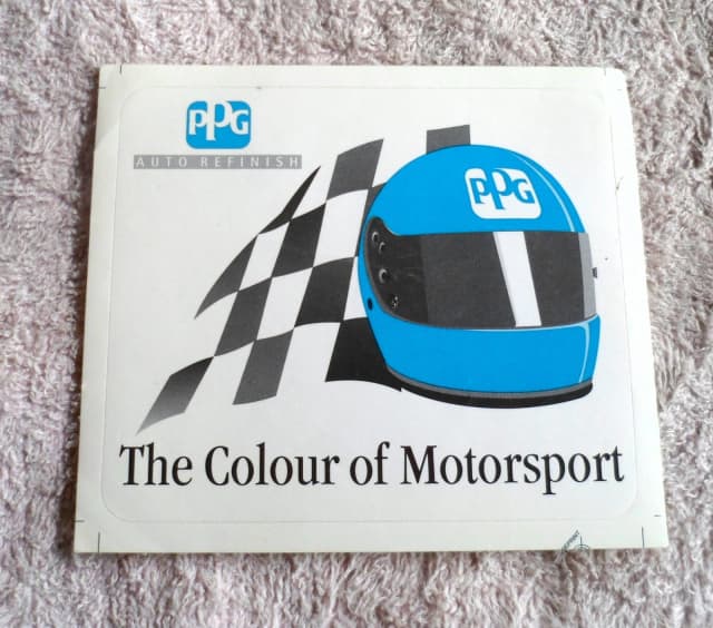 PPG The Colour of Motorsport Sticker 12cm x 10cm | Other Parts ...