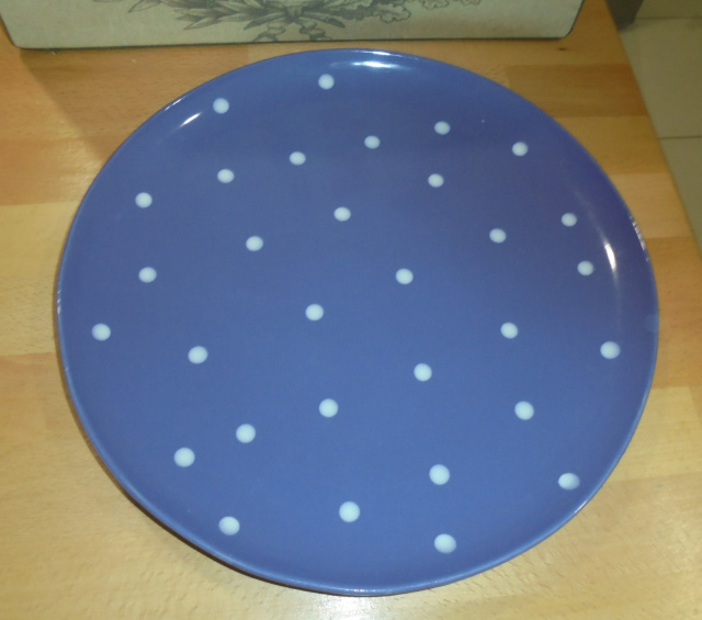 MAXWELL & WILLIAMS SPRINKLES PURPLE WHITE DOTS SERVING PLATE 28CM ...