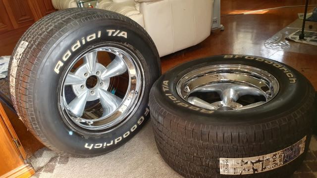 10 WIDE Dragway mag WHEELS 295 TYRES, Chrysler early Valiant R to VG ...