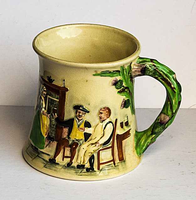 1930s Crown Devon Fielding English 804875 Auld Lang Syne Stein/Mug ...