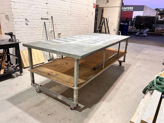 Steel Workbench with Wheels - Tool Storage & Benches in Maddington WA ...