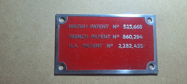 Land Rover series 1 80 inch rocker cover Patent plate | Other Parts ...