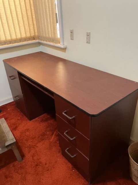 Wooden Office Desk - Desks in Perth WA | Gumtree Australia