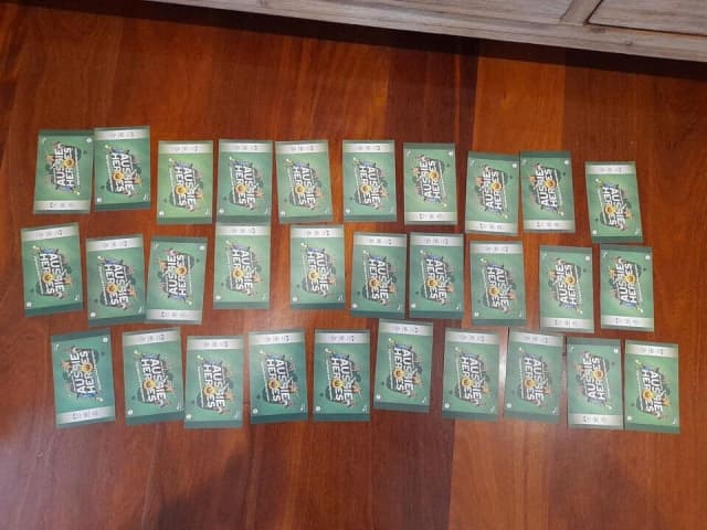 30 unopened Woolworths Aussie Heroes Olympics and Paralympics Sticker ...