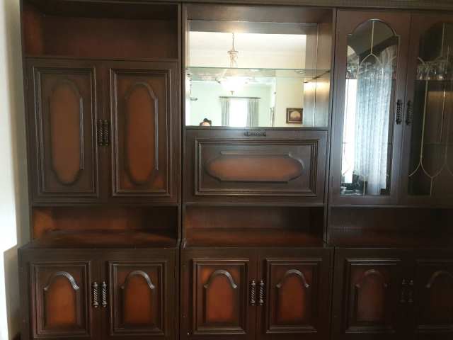 Dinning Buffet Crystal Glass Wall Unit - Buffets & Side Tables in ...