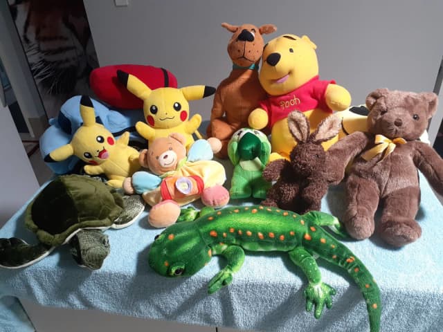 For Sale Assorted Plush Soft Stuffed Toys Most New Sat on Shelf. | Toys ...