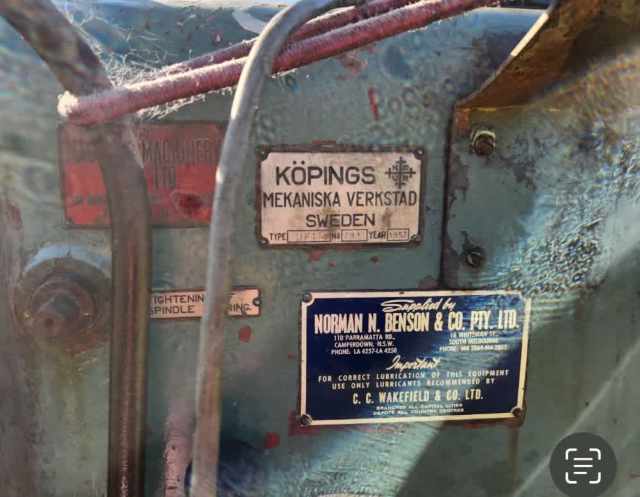 Kopings Mekaniska Verkstad milling machine. - Miscellaneous Goods in ...