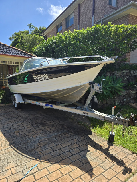 2008 Quintrex 560 Freedom Cruiser | Motorboats & Powerboats | Gumtree ...
