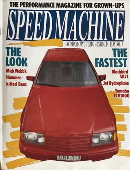 Speed Machine No. 3 Australian Magazine from the 80s and 90s ...