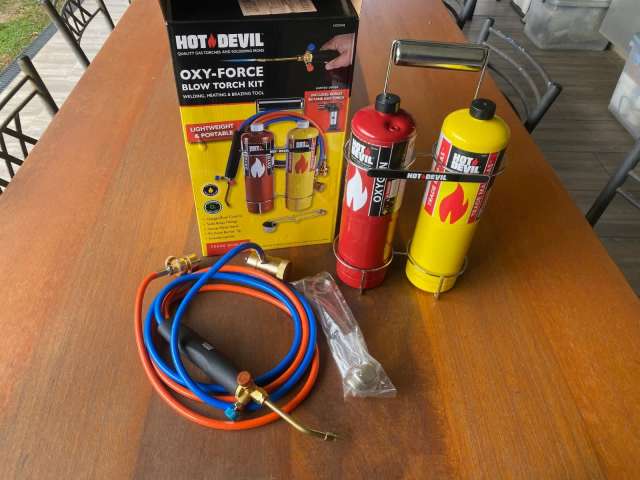 Hot Devil Oxy and Mapp Gas - Oxy Force Torch Kit - New - Other Tools ...
