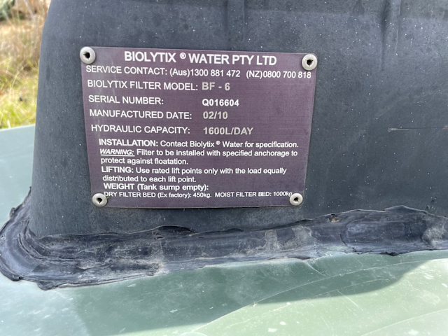 Biolytix Septic System BF-6: Not used/Factory condition - Building ...