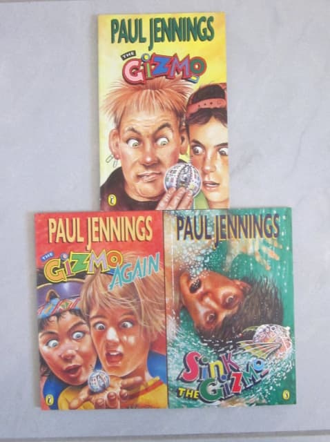 THE GIZMO /GIZMO AGAIN /SINK GIZMO Paul Jennings PB x 3 Colour ...