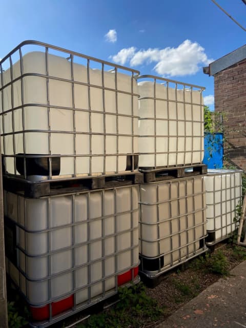 IBC Container Empty 1000L Plastic Storage Tanks - Building Materials in ...