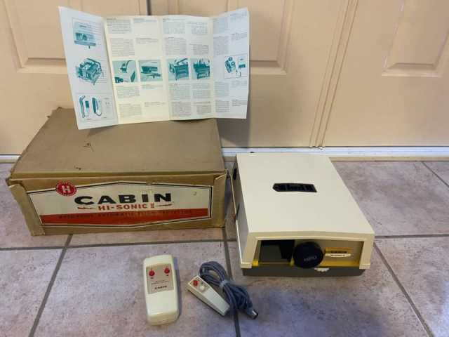 vintage projector cabin hi sonic II slide projector - Home Theatre ...