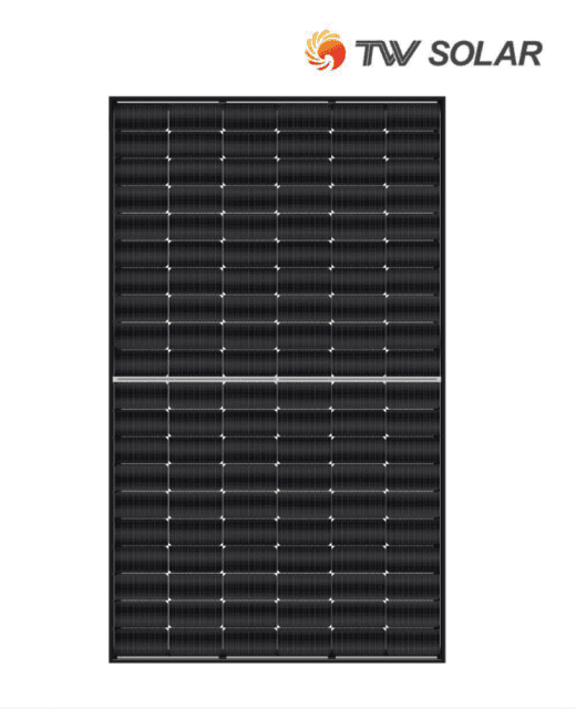 Tongwei TW 415W P-Type Black Frame Solar Panel 108 Half-Cut Cells ...