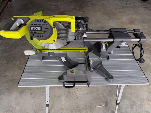 Ryobi 2000W 254mm Dual Bevel Sliding Mitre Saw - Power Tools in ...