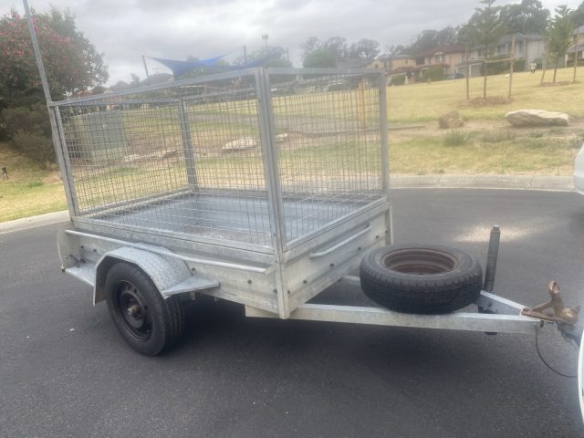 7x4 BOX TRAILER WITH 900mm HIGH CAGE, AUSTRALIAN BUILT | Trailers ...