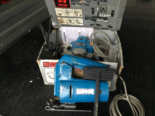 Ryobi Tradeline 1HP Plunge Router And Jig Saw | Power Tools | Gumtree ...