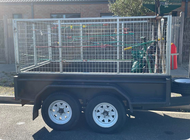 8x5 tandem trailer caged | Trailers | Gumtree Australia Surf Coast ...