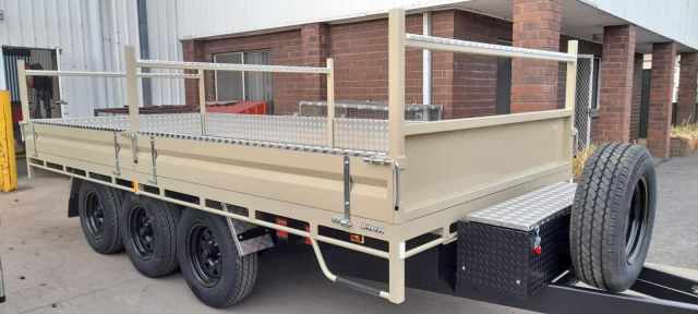 NEW 16ft x 7ft Flat Top Tipping Trailer 3.5T or 4.5T Rated | Trailers ...