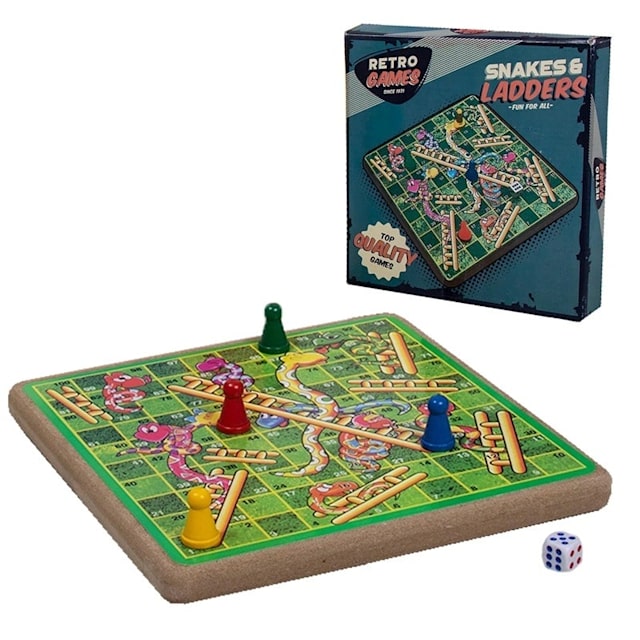 Wooden Snakes and Ladders Retro Game - Board Games in Seville Grove WA ...