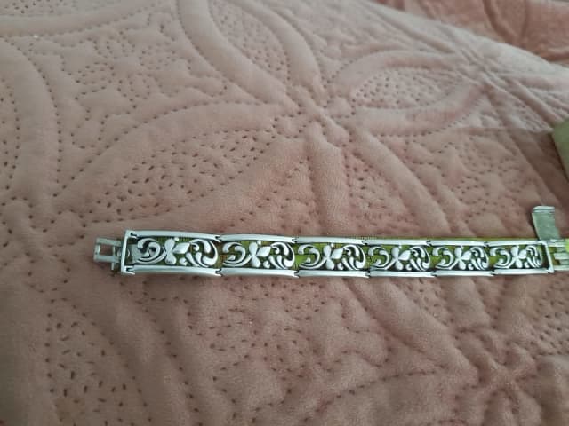 Art Nouveau English sterling cut out bracelet | Other Antiques, Art ...