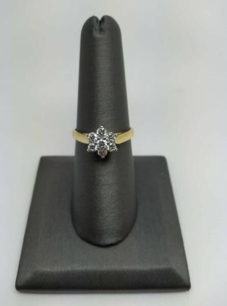 LADIES 18CT YELLOW GOLD DIAMOND RING - 292257 | Women's Jewellery ...