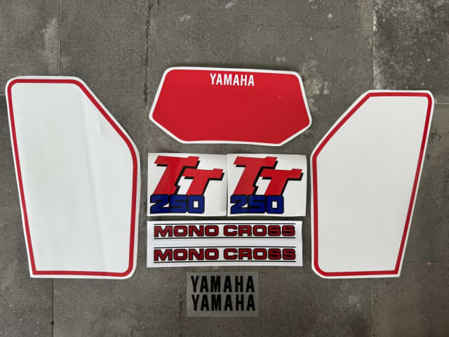 Yamaha 1990 - 1993 TT250 Reproduction Decals / Sticker Kit | Motorcycle ...